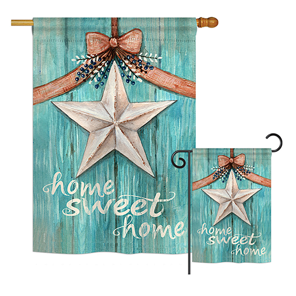 home sweet home house flag