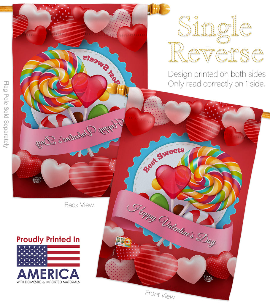 Best Sweet - Valentines Spring Vertical Impressions Decorative Flags H ...