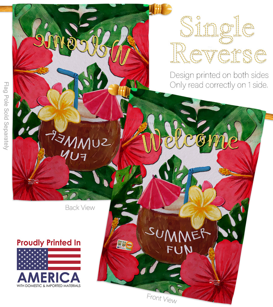 Welcome Summer Fun - Beverages Happy Hour & Drinks Vertical Impression ...