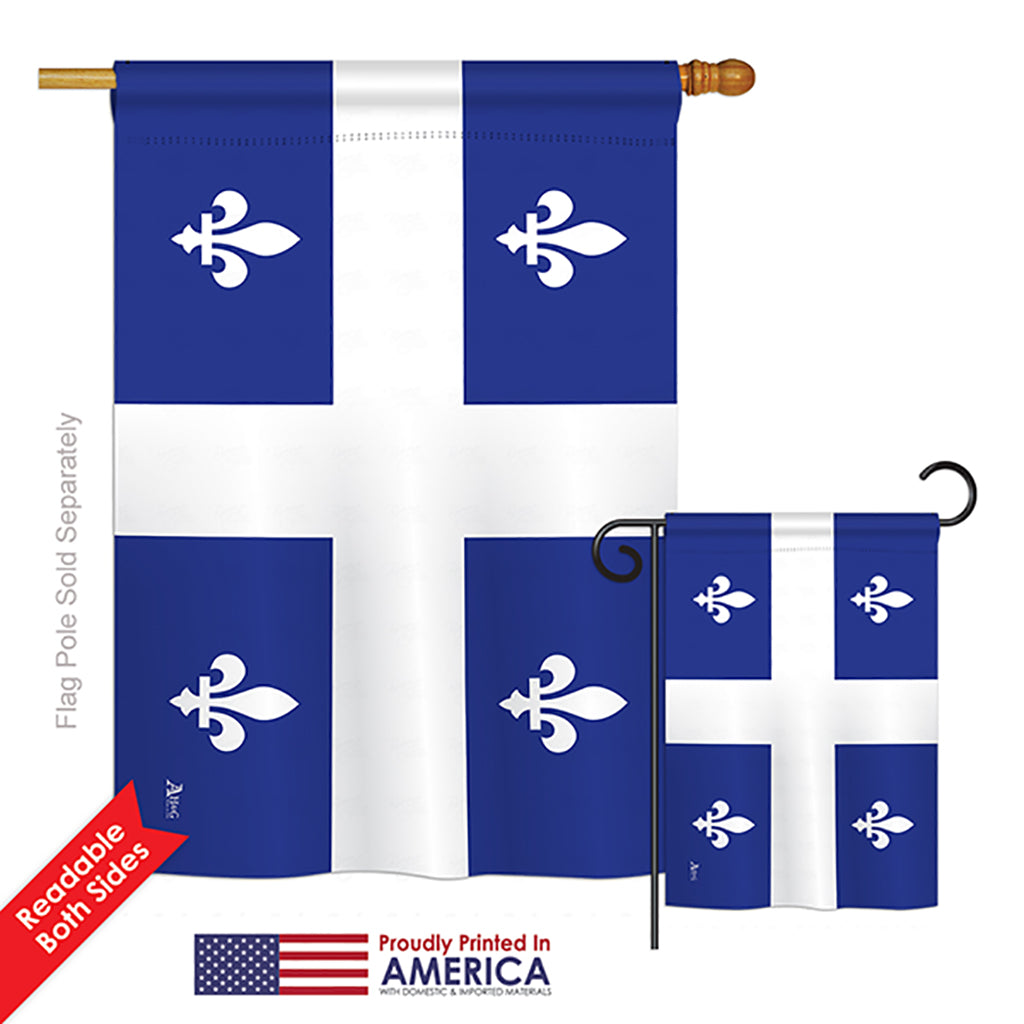 Quebec - Canada Provinces Flags of the World Vertical Impressions Deco ...