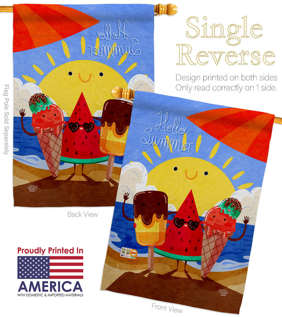 Summer Buddy - Fun In The Sun Summer Vertical Impressions Decorative F ...