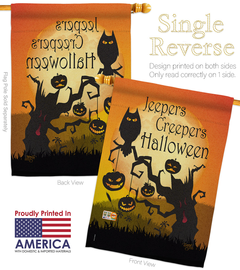 Jeepers Creepers - Halloween Fall Vertical Impressions Decorative Flag ...