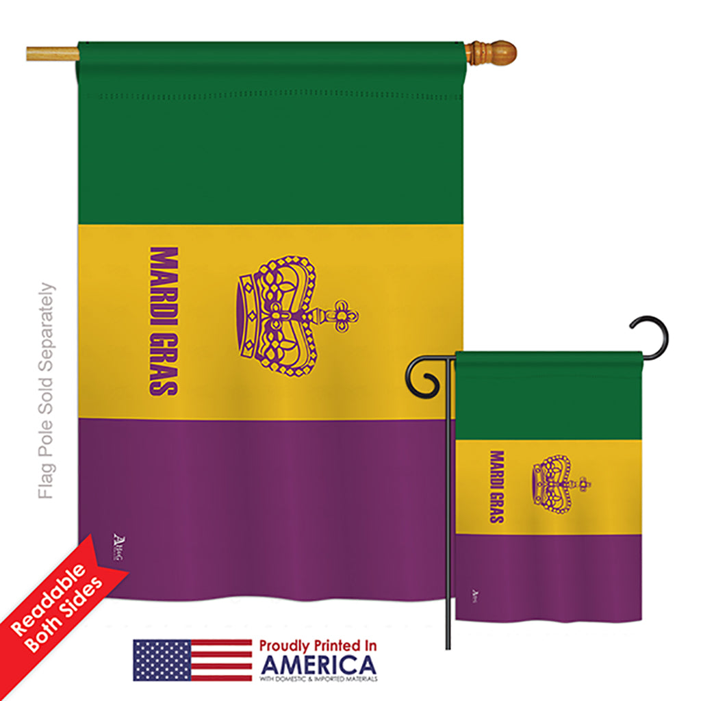Mardi Gras - Historical Flags of the World Vertical Impressions Decora ...