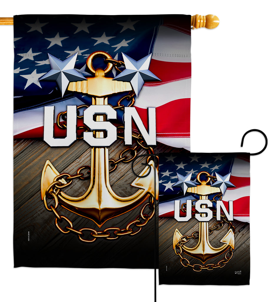 USN - Military Americana Vertical Impressions Decorative Flags HG13734 ...