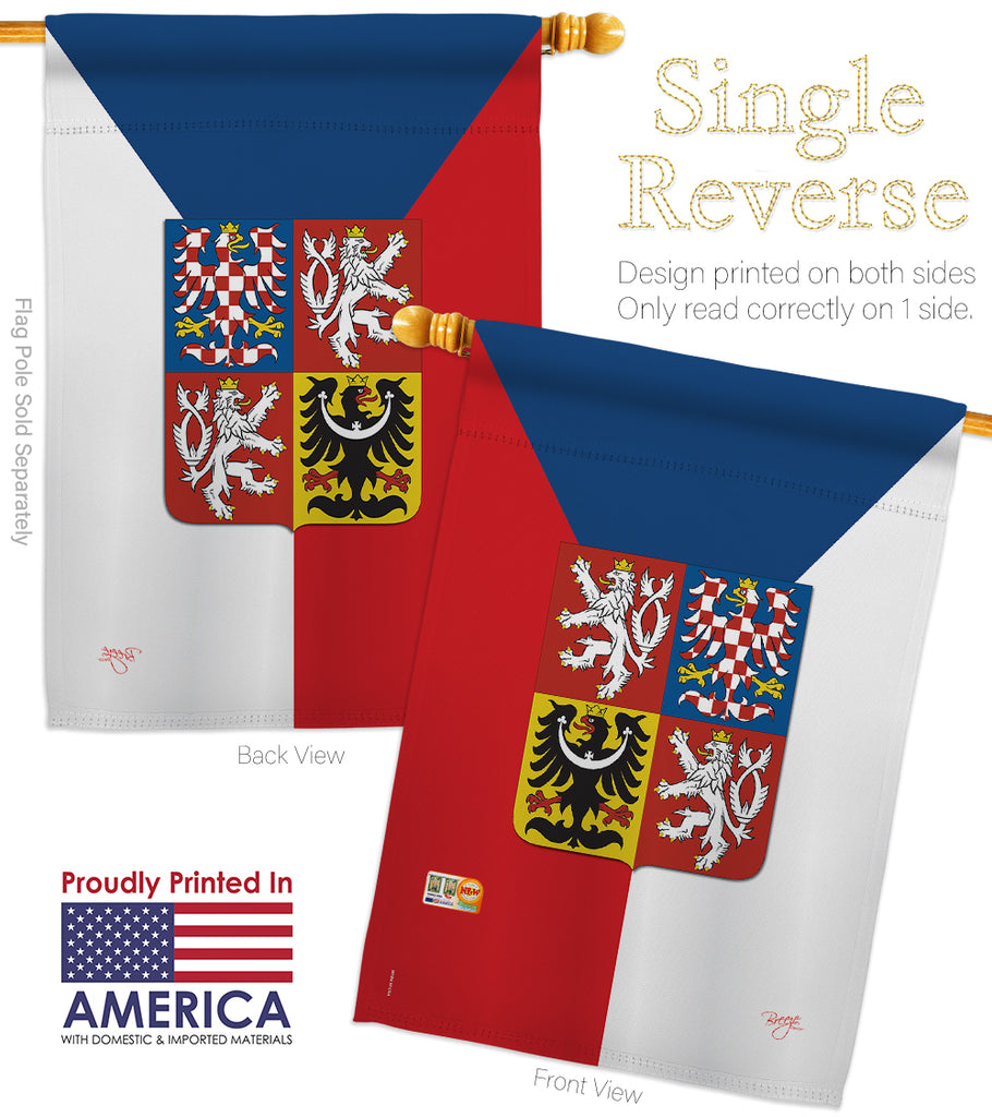 Czech - Nationality Flags of the World Vertical Impressions Decorative ...