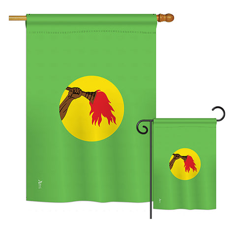 Zaire - Nationality Flags of the World Vertical Impressions Decorative ...