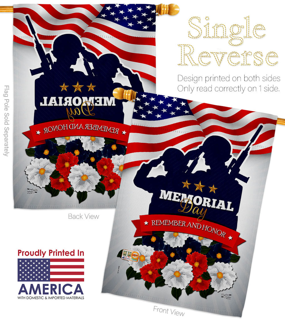 Remembrance Of Fallen - Patriotic Americana Vertical Impressions Decor ...