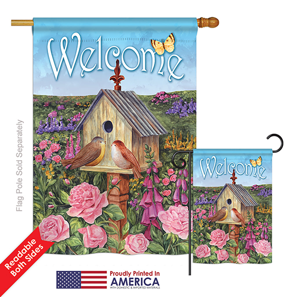 Welcome Bird House - Sweet Home Inspirational Vertical Impressions Dec ...